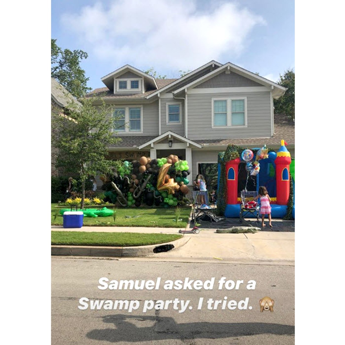 Catherine Giudici, Sean Lowe Throw Son a Swamp-Themed Birthday Party ...