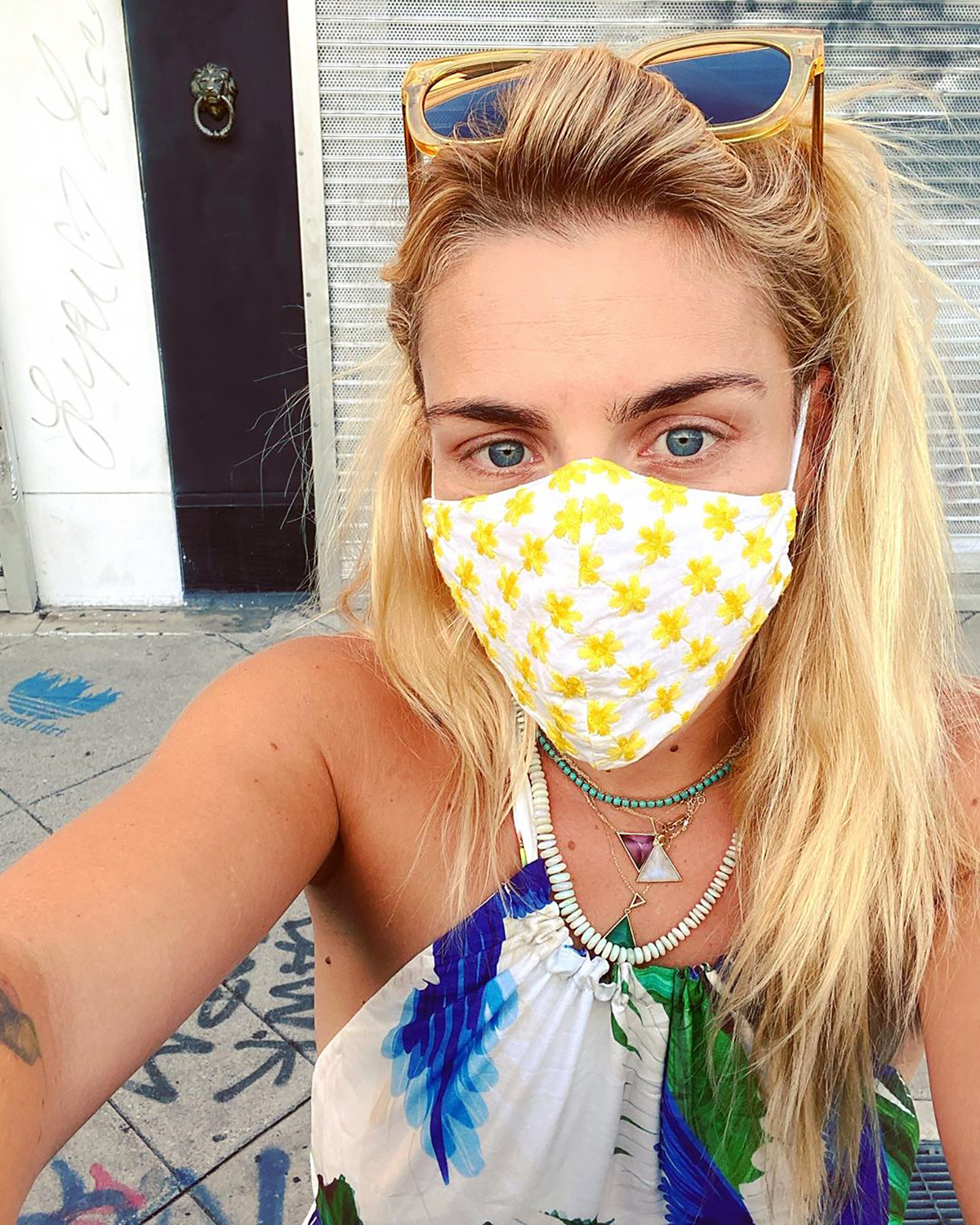 Celebrities Wearing Stylish COVID-19 Protective Face Masks: Shop | Us ...