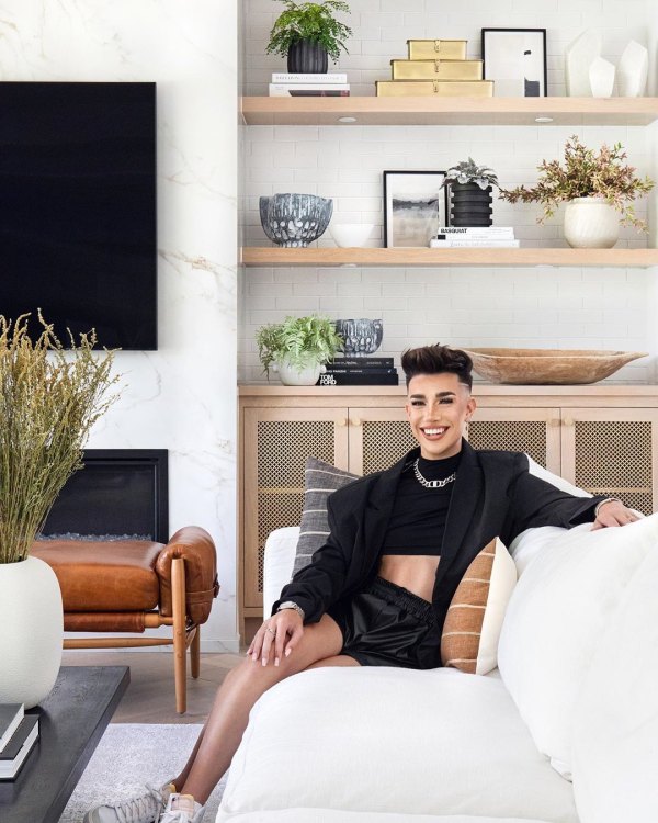 YouTuber James Charles Shows Off Newly Renovated L.A. Mansion | Us Weekly