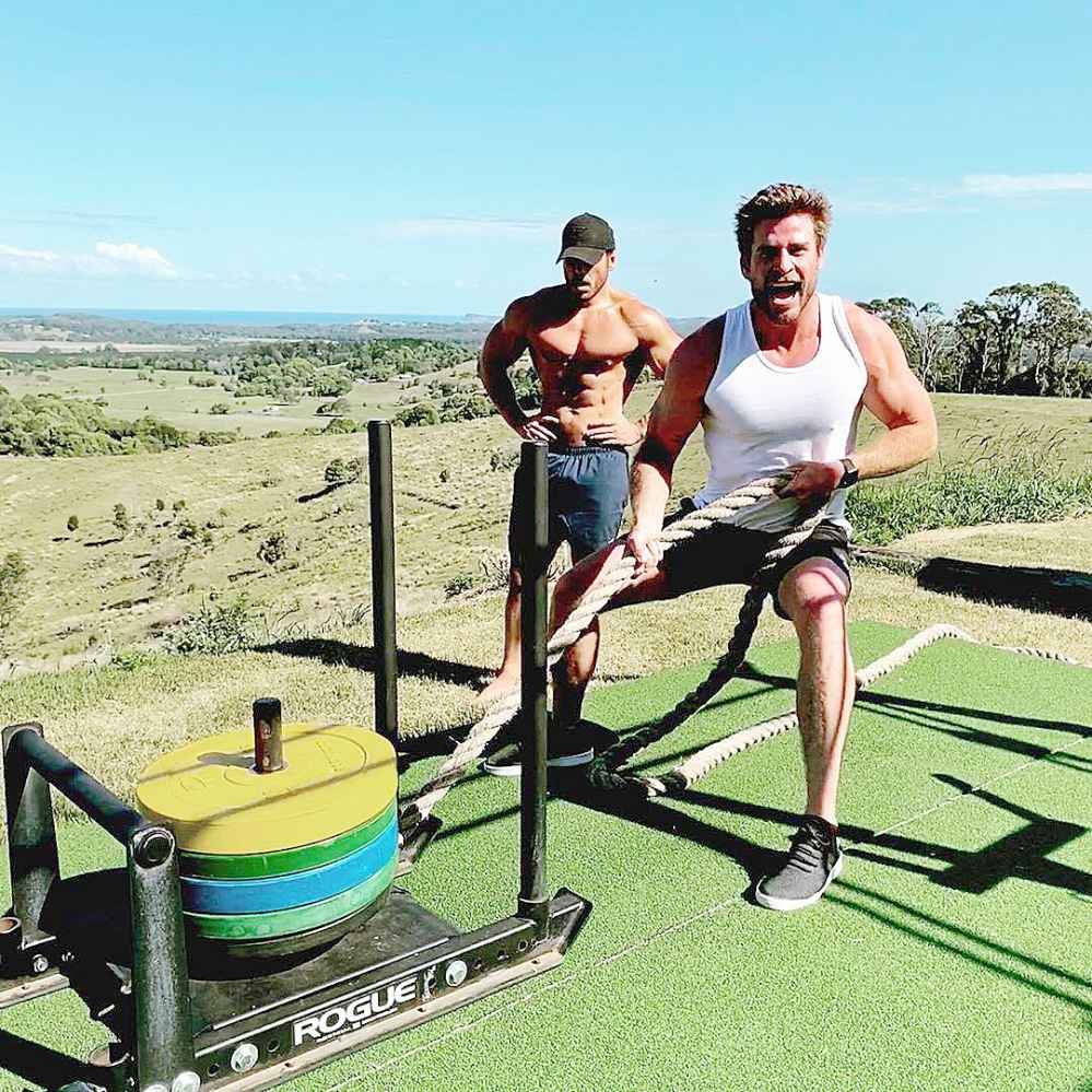 Liam Hemsworth Shows Off Toned Muscles, Shares Workout Methods | Us Weekly