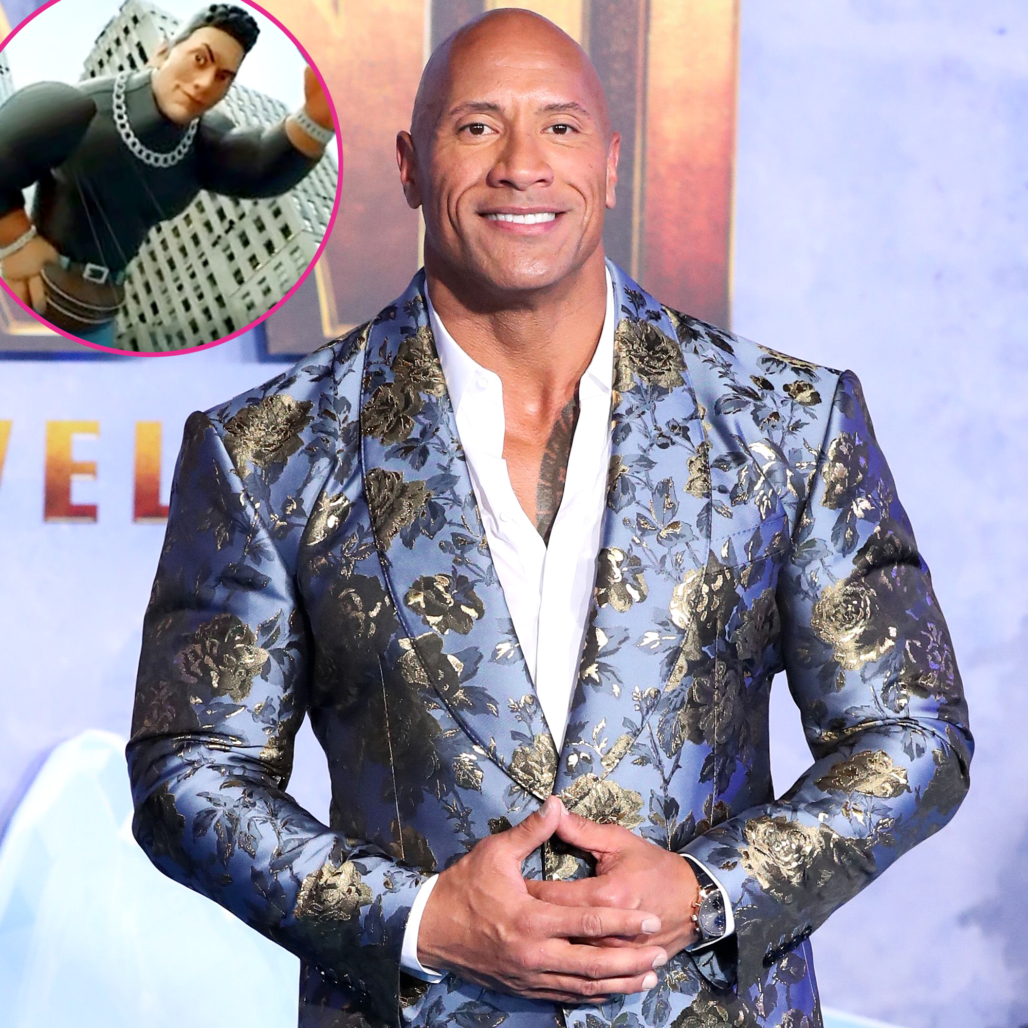 Dwayne ‘The Rock’ Johnson Reacts to Fanny Pack Thanksgiving Balloon ...