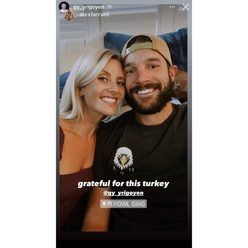 Garrett Yrigoyen Spends Thanksgiving With Girlfriend Alex Farrar | Us ...