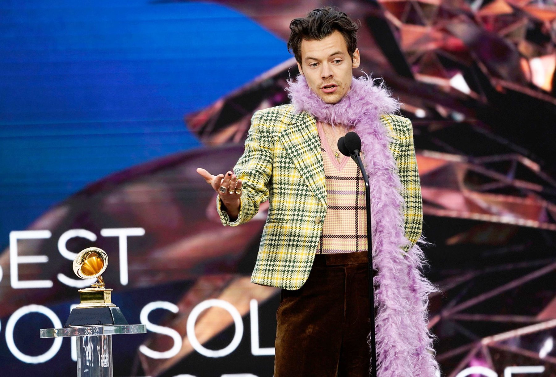 Grammys 2021: Why Harry Styles' Acceptance Speech Was Bleeped Out | Us ...