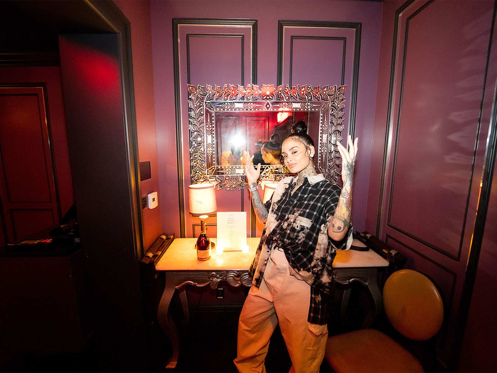 Kehlani Surprised by Friends at Beauty & Essex for Her Birthday | Us Weekly