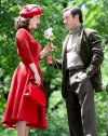 Milo Ventimiglia, Rachel Brosnahan Film 'Marvelous Mrs. Maisel': Pics ...
