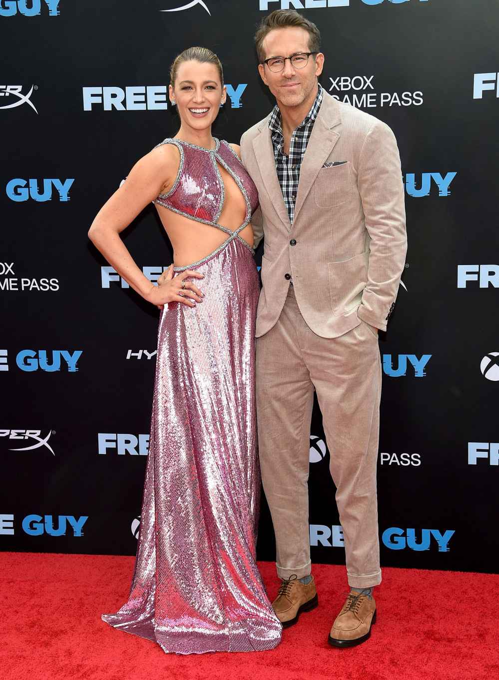 Blake Lively, Ryan Reynolds ‘Free Guy’ Red Carpet: Beauty, Fashion | Us ...