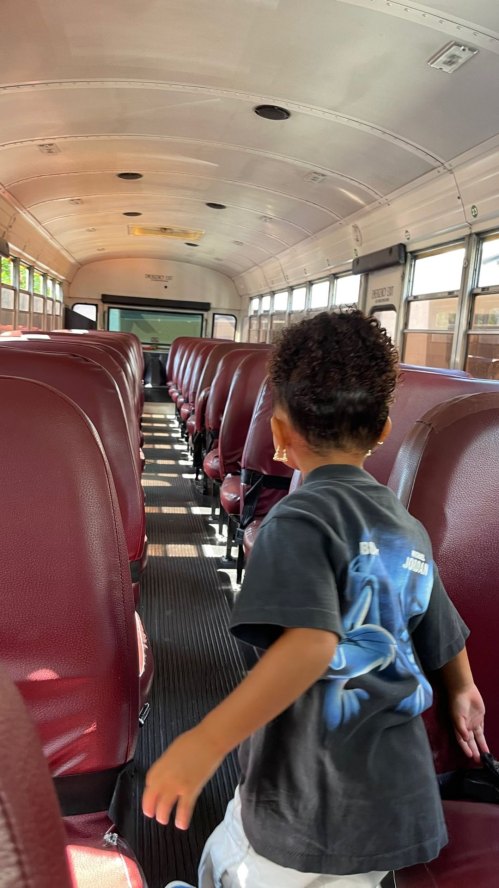 Travis Scott Surprises Daughter Stormi With School Bus: Photos | Us Weekly