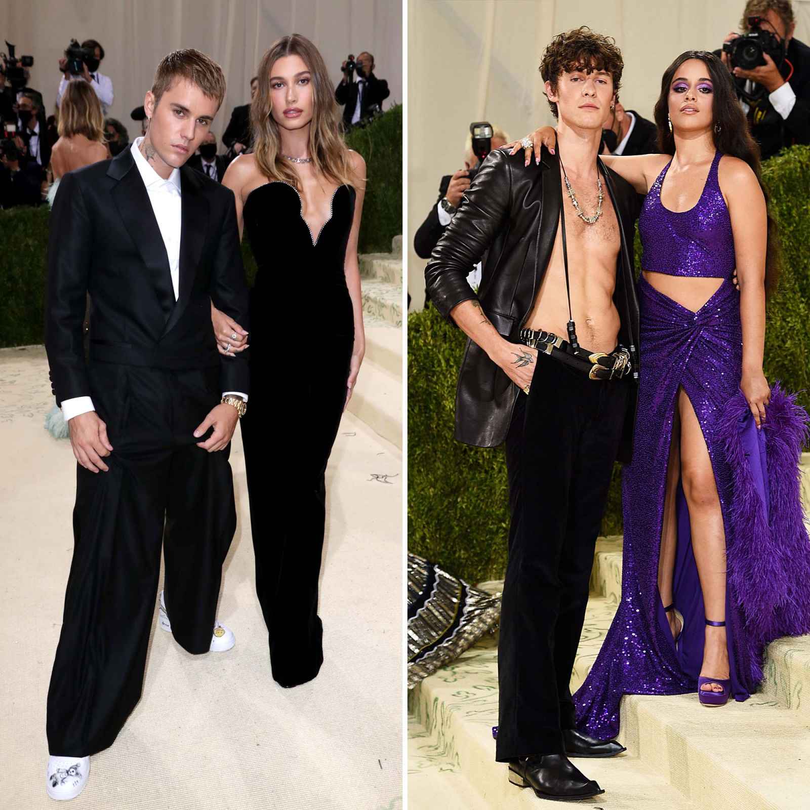 Justin, Hailey Bieber Reunited With Shawn, Camila at the Met Gala | Us ...