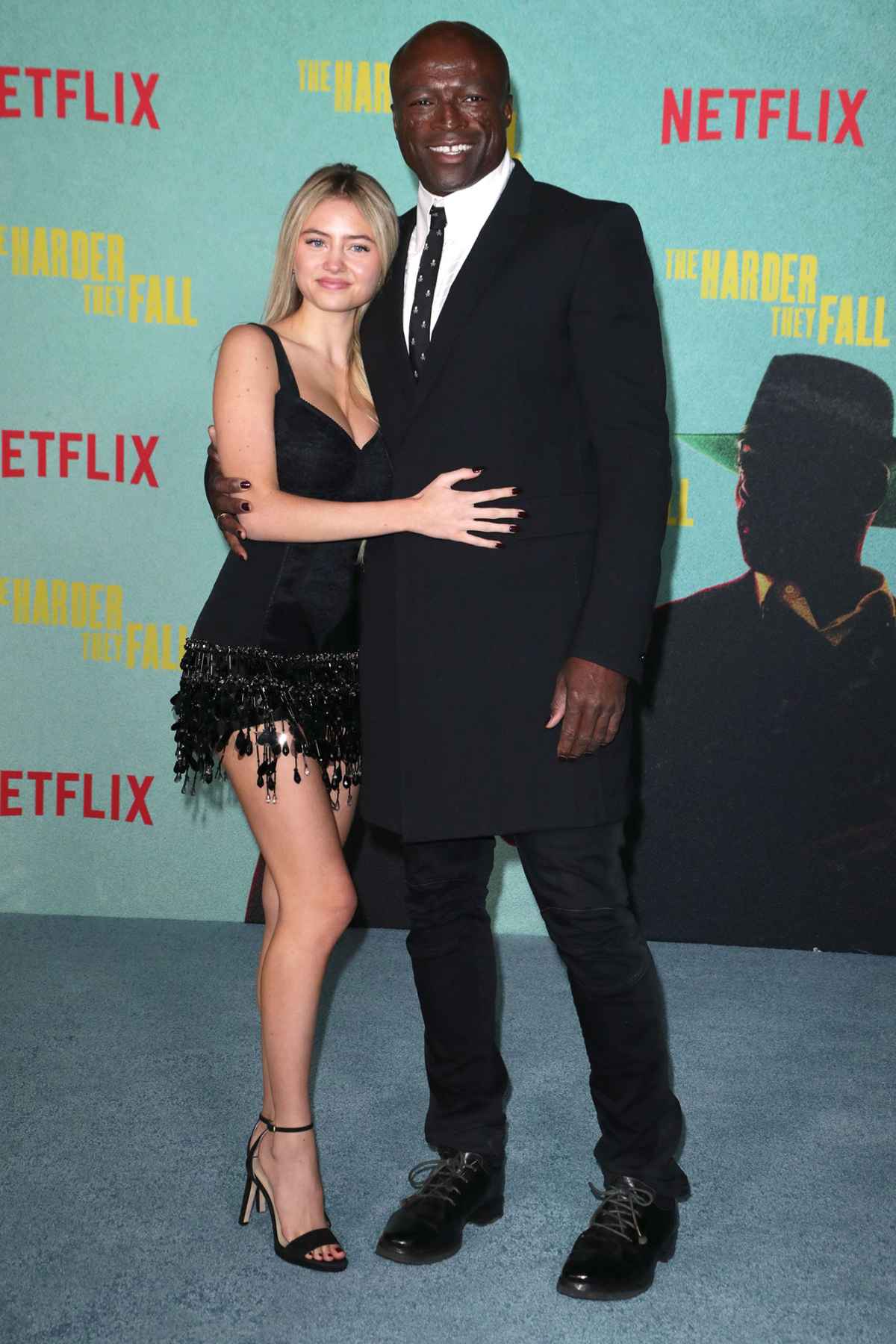 Seal, Daughter Leni Pose at ‘The Harder They Fall’ Premiere: Photos