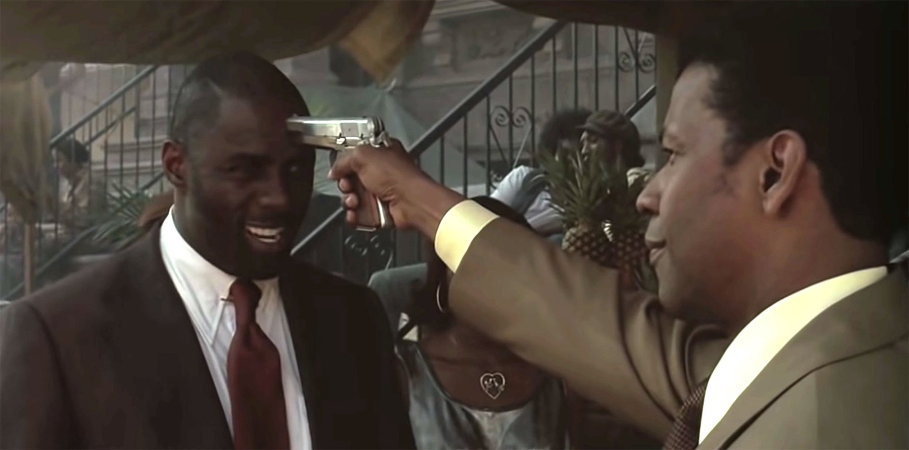 Idris Elba Thought American Gangster's Denzel Washington Shot Him | Us ...