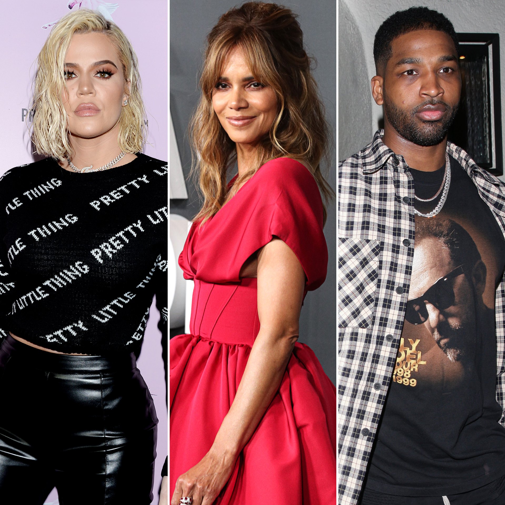 Khloe Kardashian Denies Halle Berry Shade Amid Tristan Baby Drama | Us ...