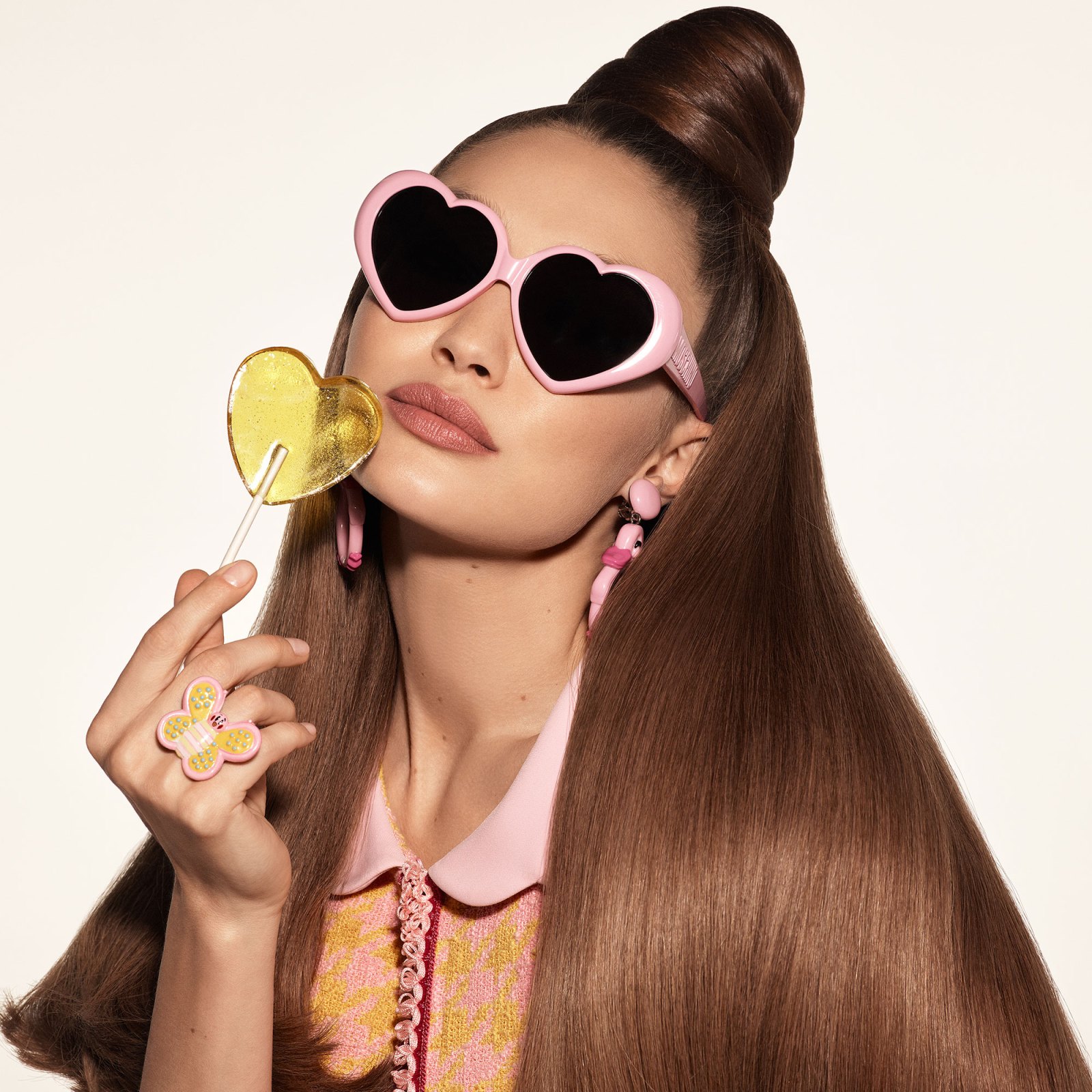 Gigi Hadid Looks Like Ariana Grande in Moschino Campaign | Us Weekly