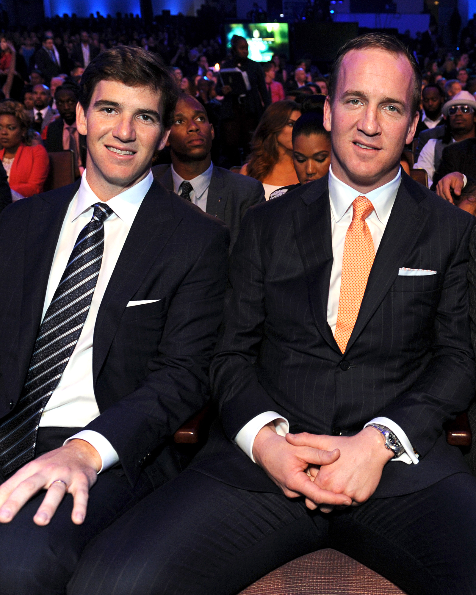 Eli Manning Says Everything He Does 'Annoys' Big Brother Peyton | Us Weekly