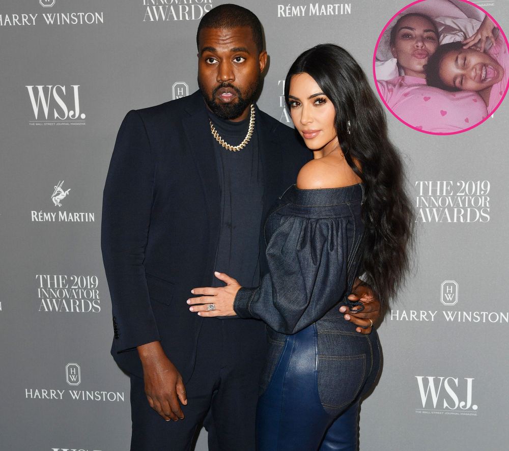Kanye West Smiling Kim Kardashian