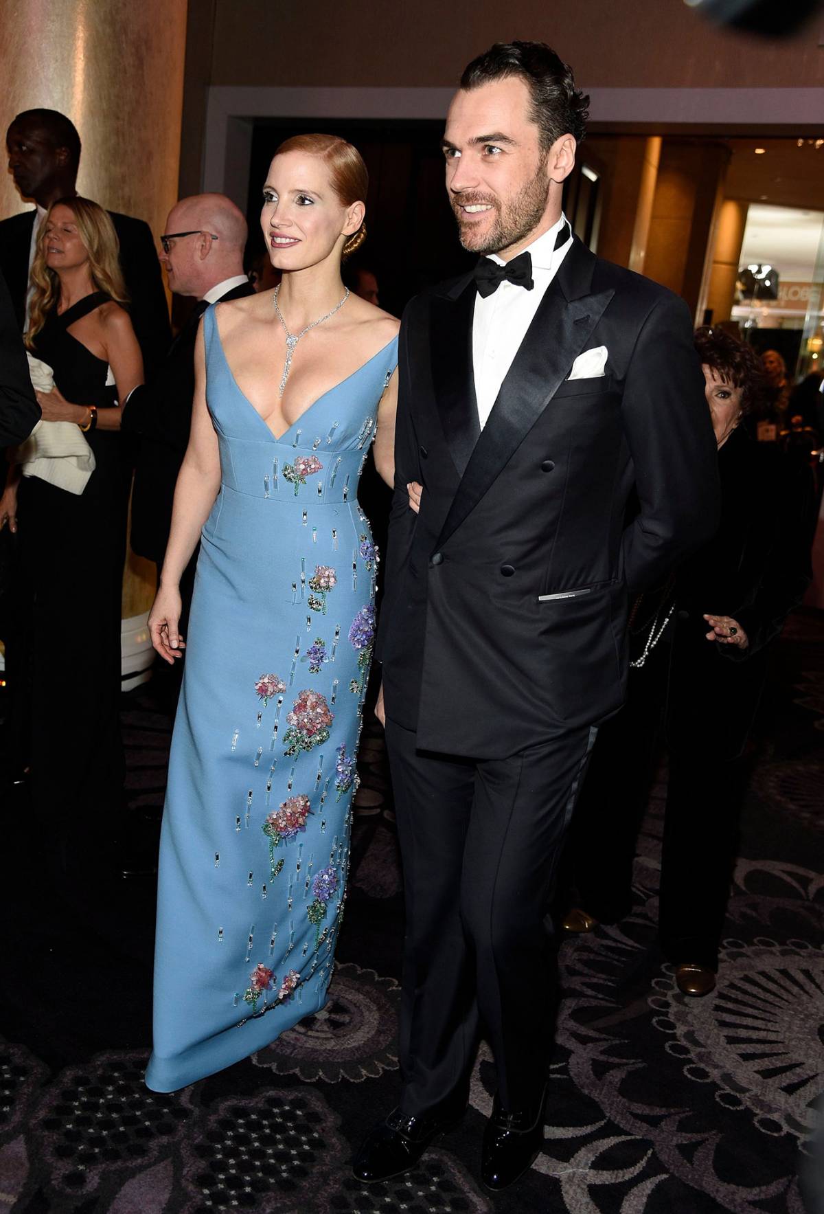 Jessica Chastain, Husband Gian Luca's Relationship Timeline