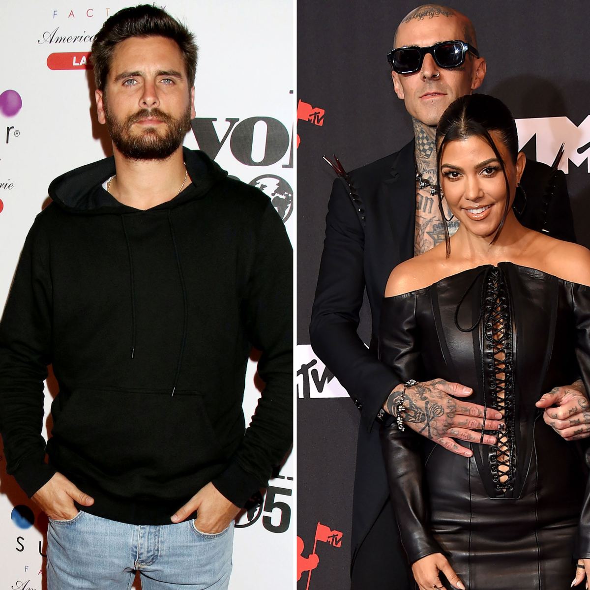 Scott Disick, Travis Barker Not 'Friendly' Before Kourtney Wedding | Us ...