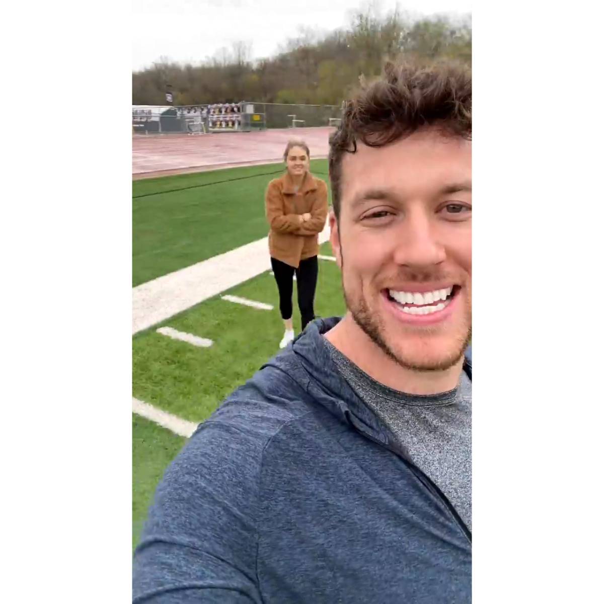 The Bachelor's Clayton Echard, Susie Evans Take Road Trip: Photos