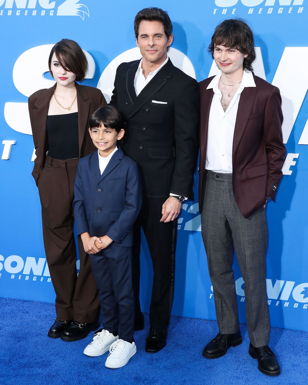 James Marsden Brings Kids to ‘Sonic the Hedgehog 2’ Premiere: Photos