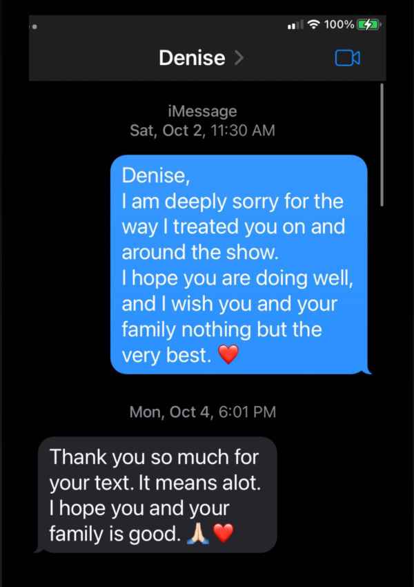 Lisa Rinna Shares Receipts of Her Apology to Denise Richards | Us Weekly