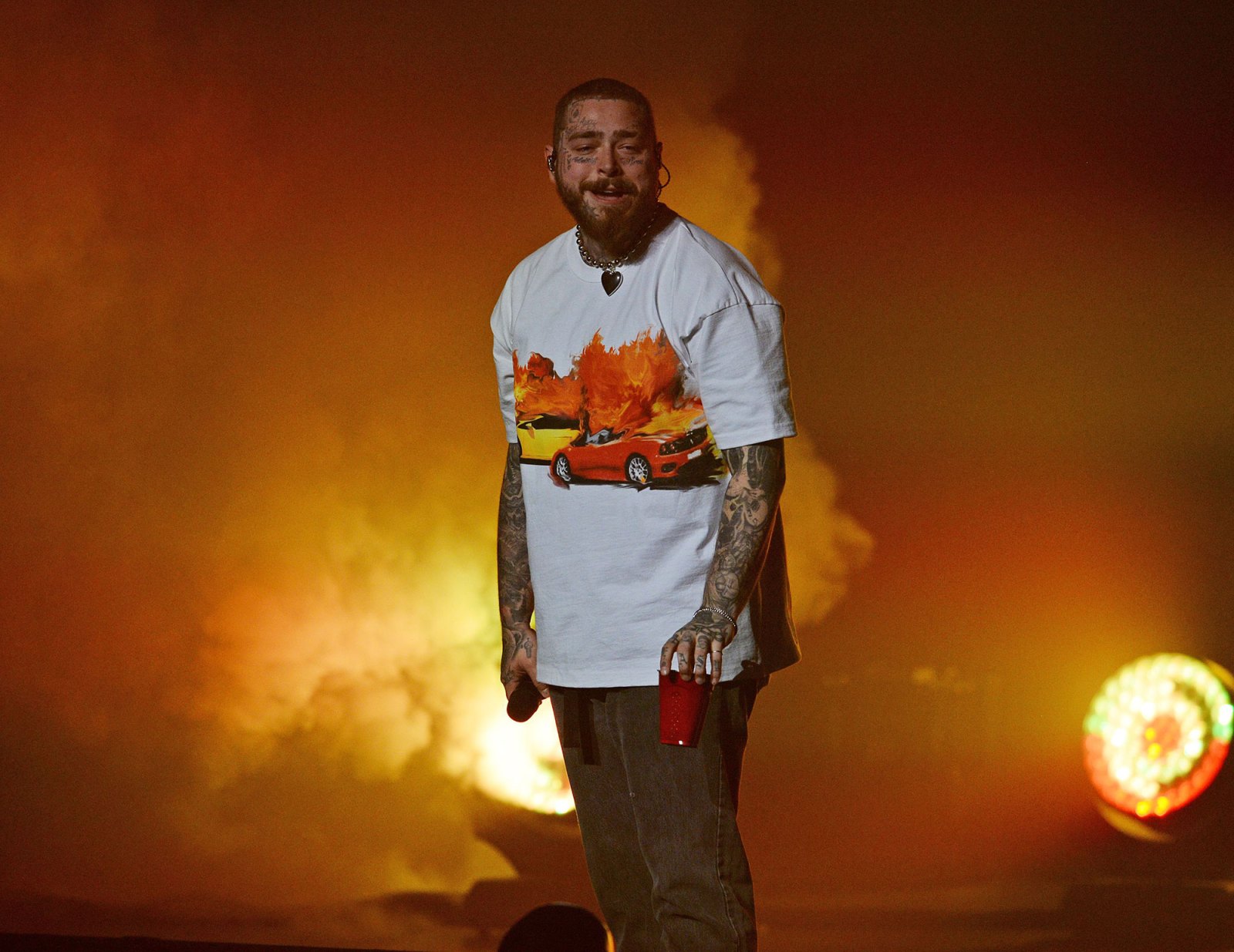 Post Malone and His Fiancee Welcome 1st Child, Confirms Engagement | Us ...