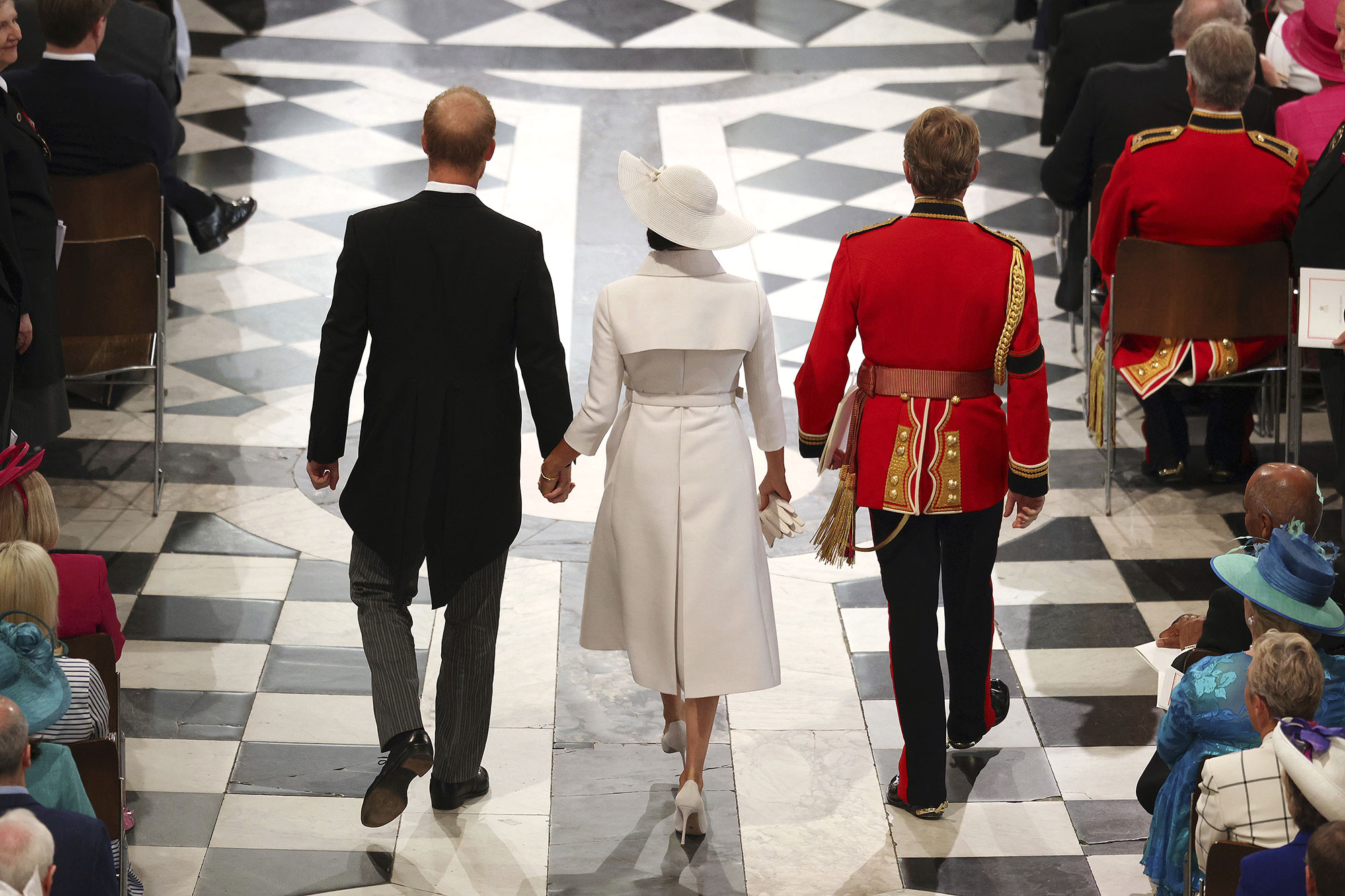 Harry, Meghan Attend Queen's Thanksgiving Service As Part of Jubilee ...