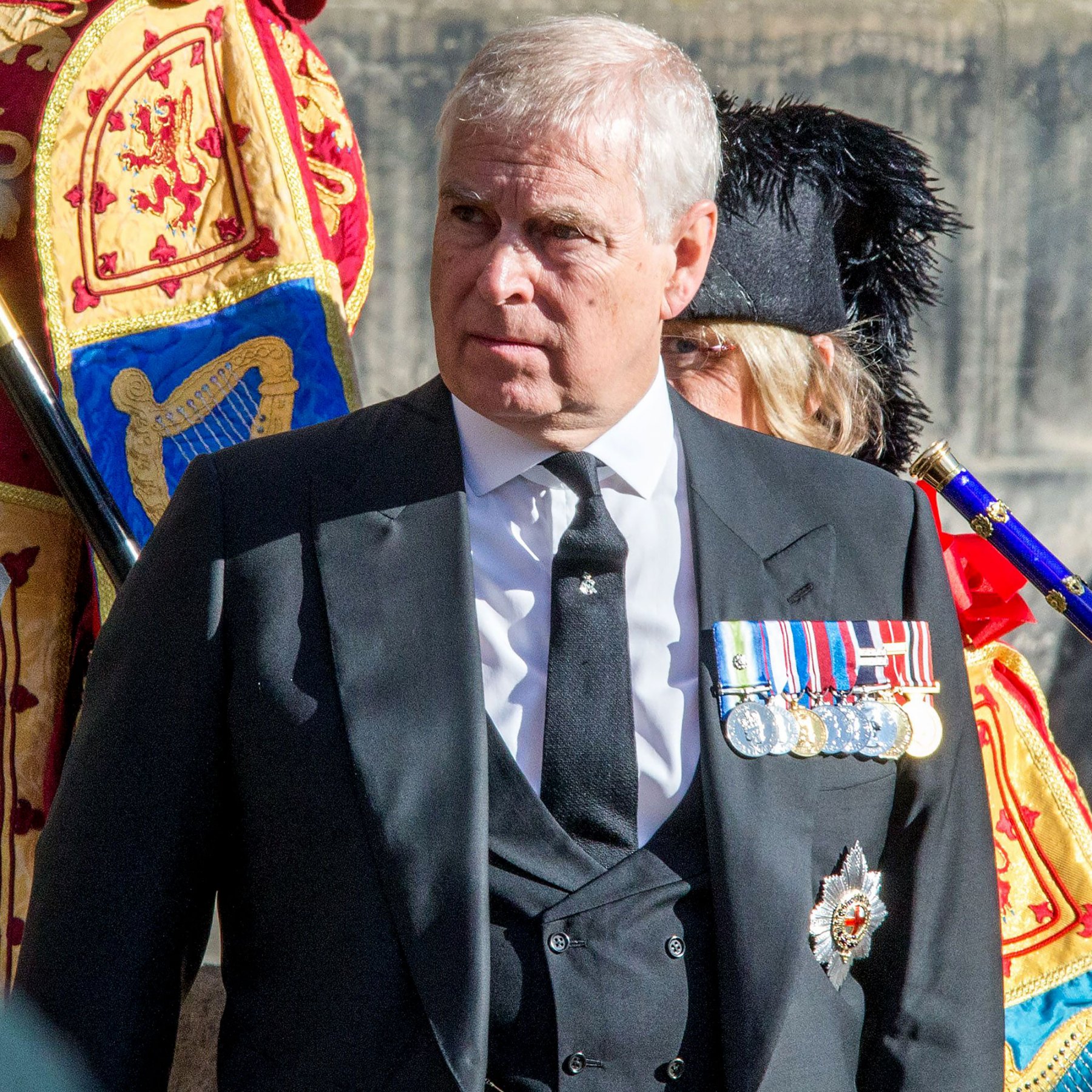 Prince Andrew Heckled During Queen Elizabeth's Coffin Procession | Us ...