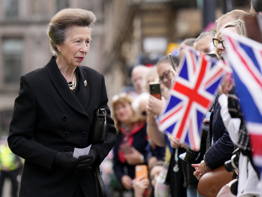 Princess Anne Greets Well-Wishers Ahead of Queen's Funeral | Us Weekly