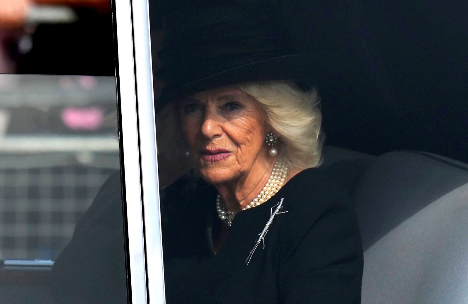 Camilla Wears Brooch From Late Father to the Queen's Procession | Us Weekly