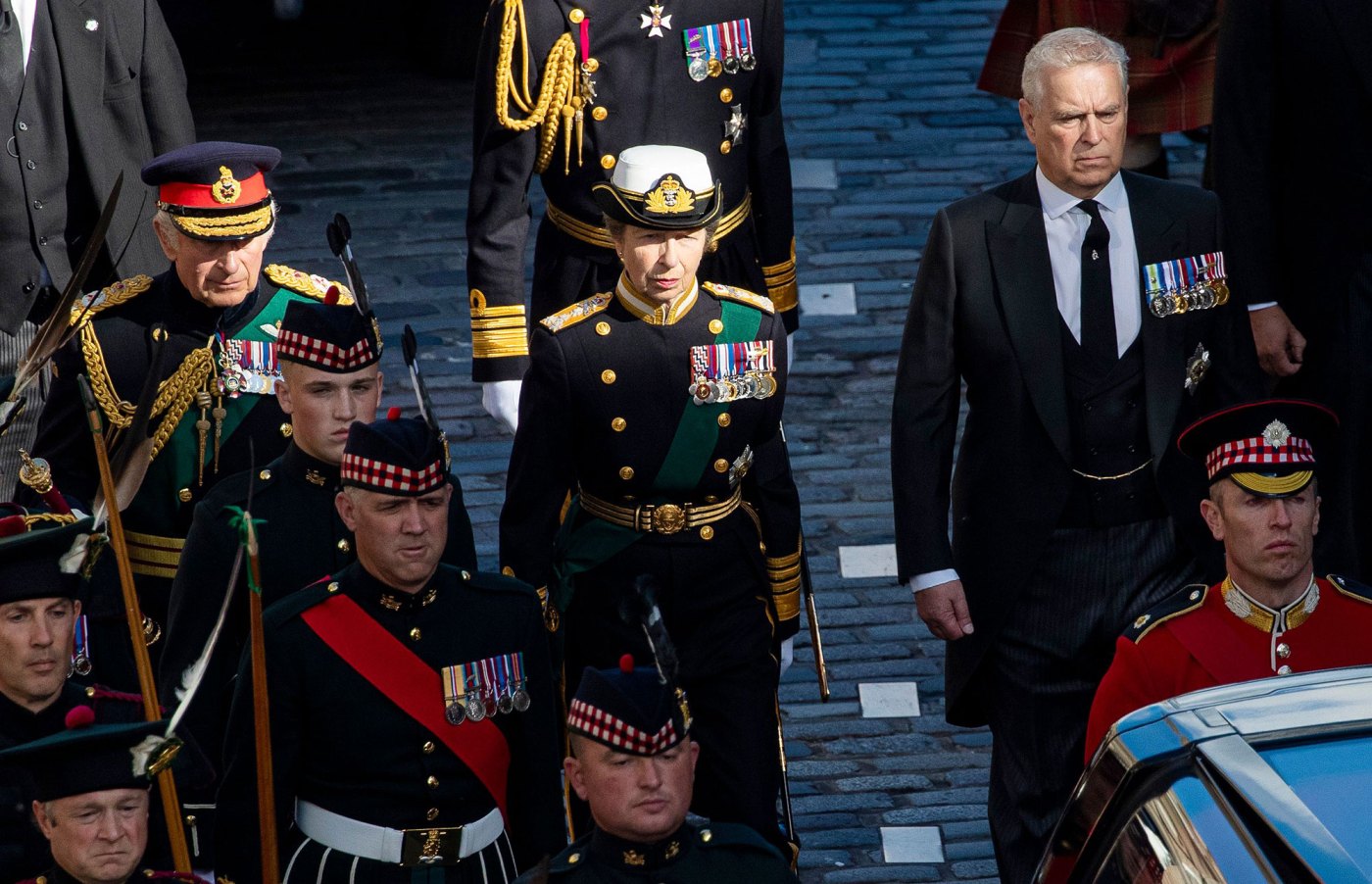 Queen Elizabeth II's 4 Children Walk Behind Her Coffin: Photos | Us Weekly
