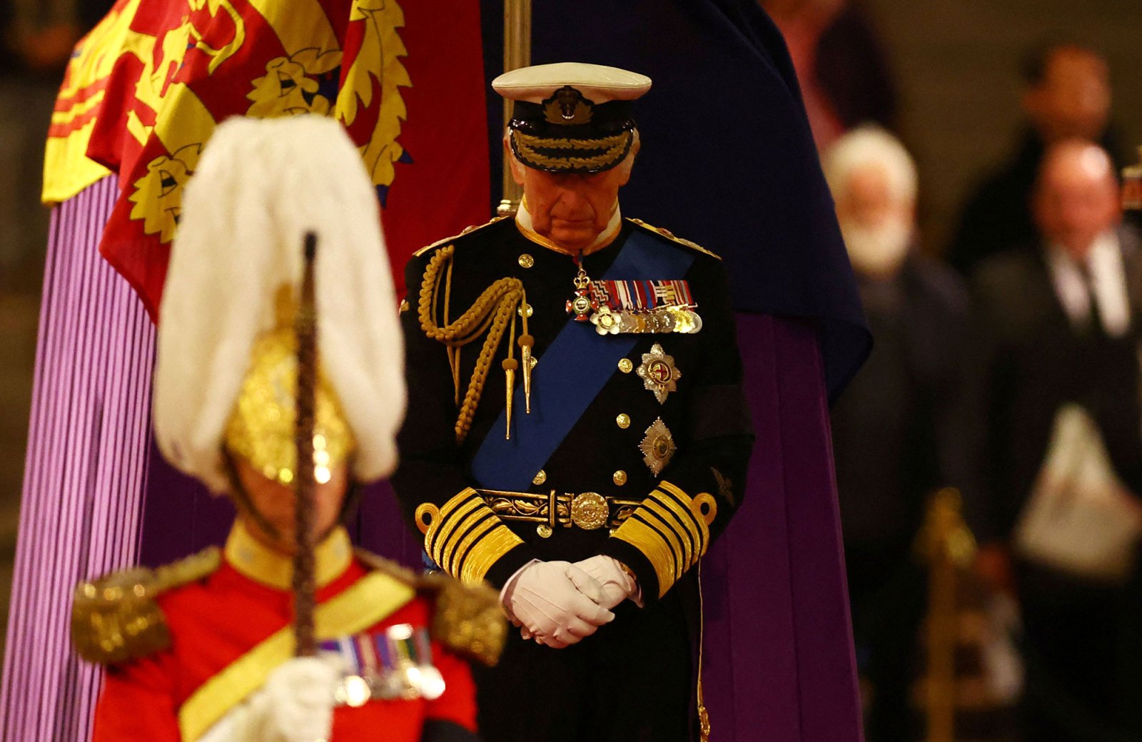 King Charles, Prince Andrew, Siblings Honor Queen in Uniform at Vigil ...