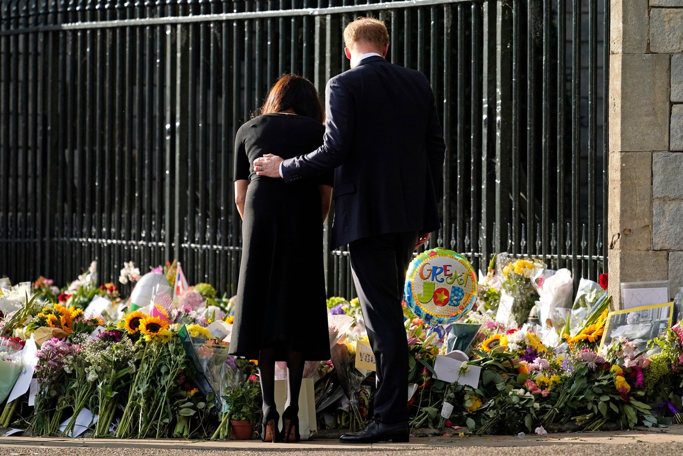 Prince William, Prince Harry Greet Mourners With Kate, Meghan | Us Weekly