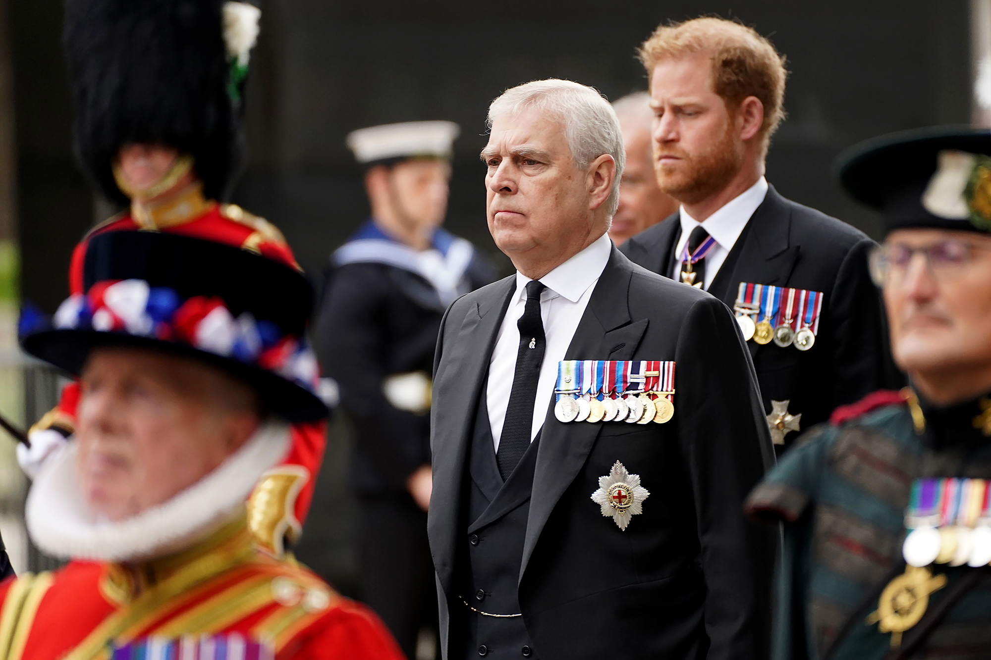 Prince Andrew, Sarah Ferguson Attend Queen Elizabeth's Funeral | Us Weekly