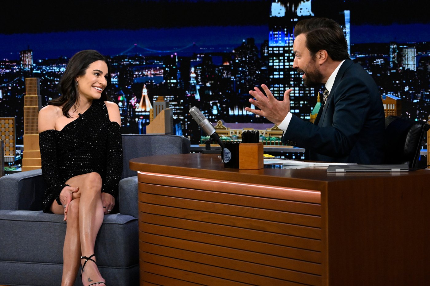 Lea Michele: My Son 'Hysterically' Cried When He Heard Me Sing | Us Weekly
