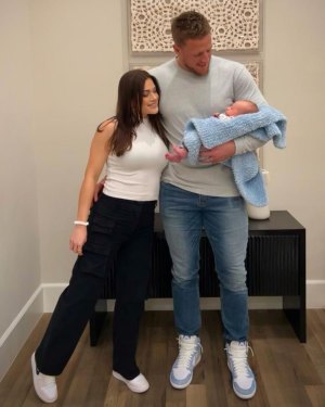 JJ Watt Shares Photo With 1-Month-Old Son Koa and Wife Kealia | Us Weekly