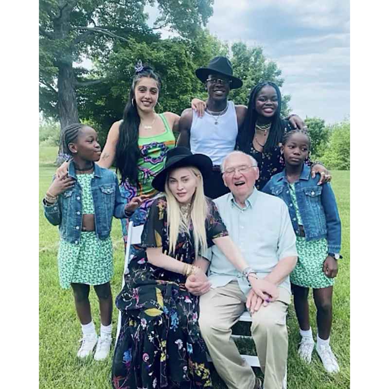 Madonna Shares Rare Family Photo With 6 Kids on Thanksgiving | Us Weekly