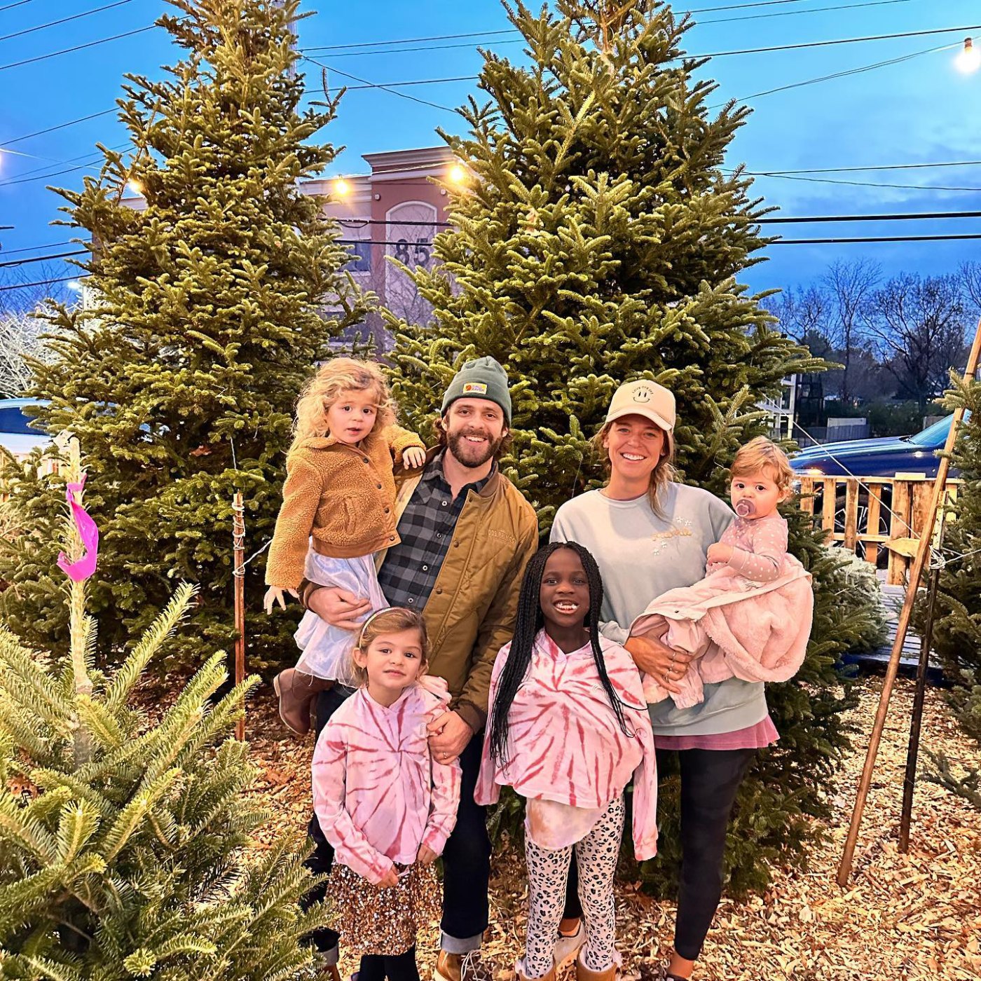 Thomas Rhett, Lauren Akins’ Sweetest Moments With Family: Pics | Us Weekly