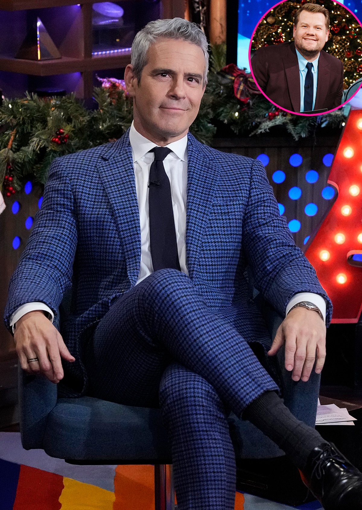 Andy Cohen Claims James Corden Copied WWHL’s Set | Us Weekly
