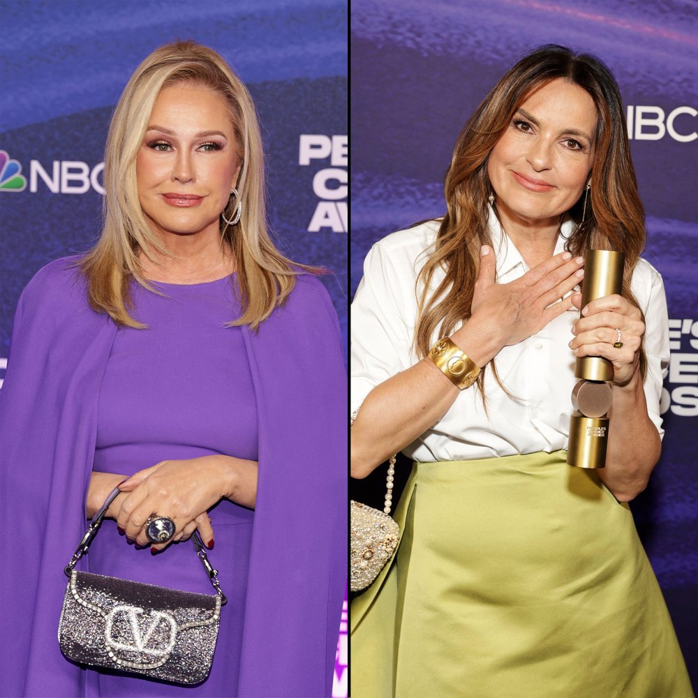 Kathy Hilton Put on Lip Gloss During Mariska Hargitay's 2022 PCAs ...