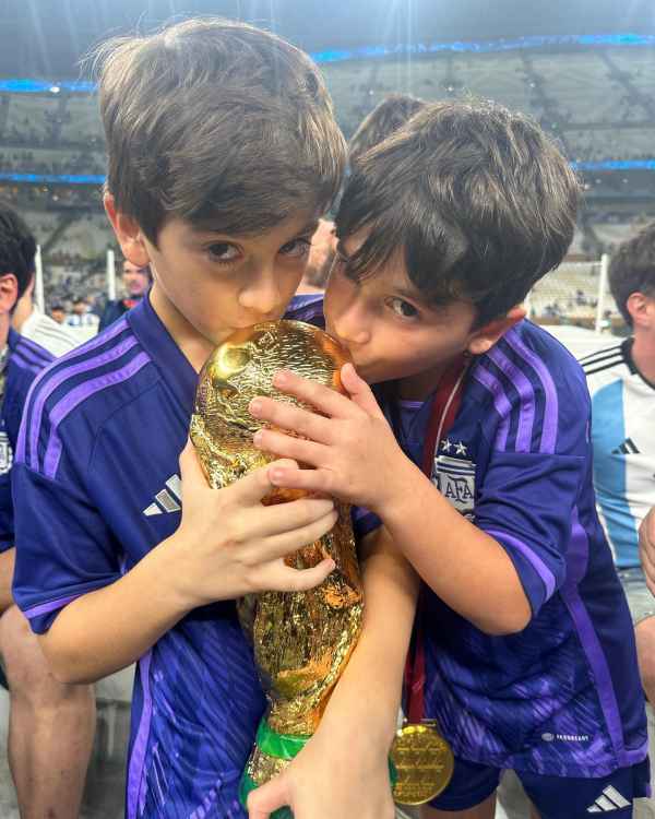 Lionel Messi Celebrates World Cup Win With Wife, Sons: Photos | Us Weekly