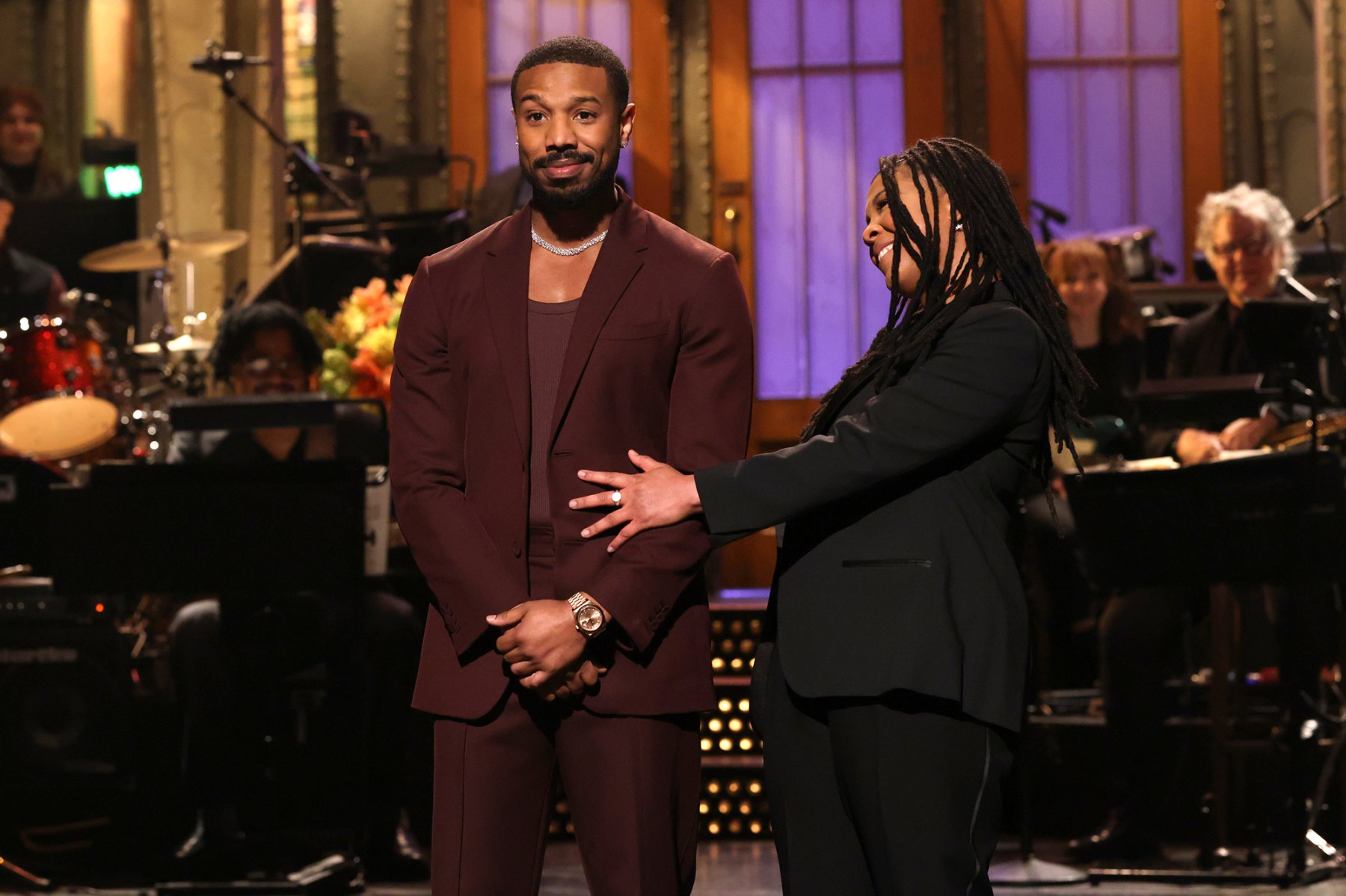 'SNL': Michael B. Jordan Talks Lori Harvey Breakup, Raya App | Us Weekly