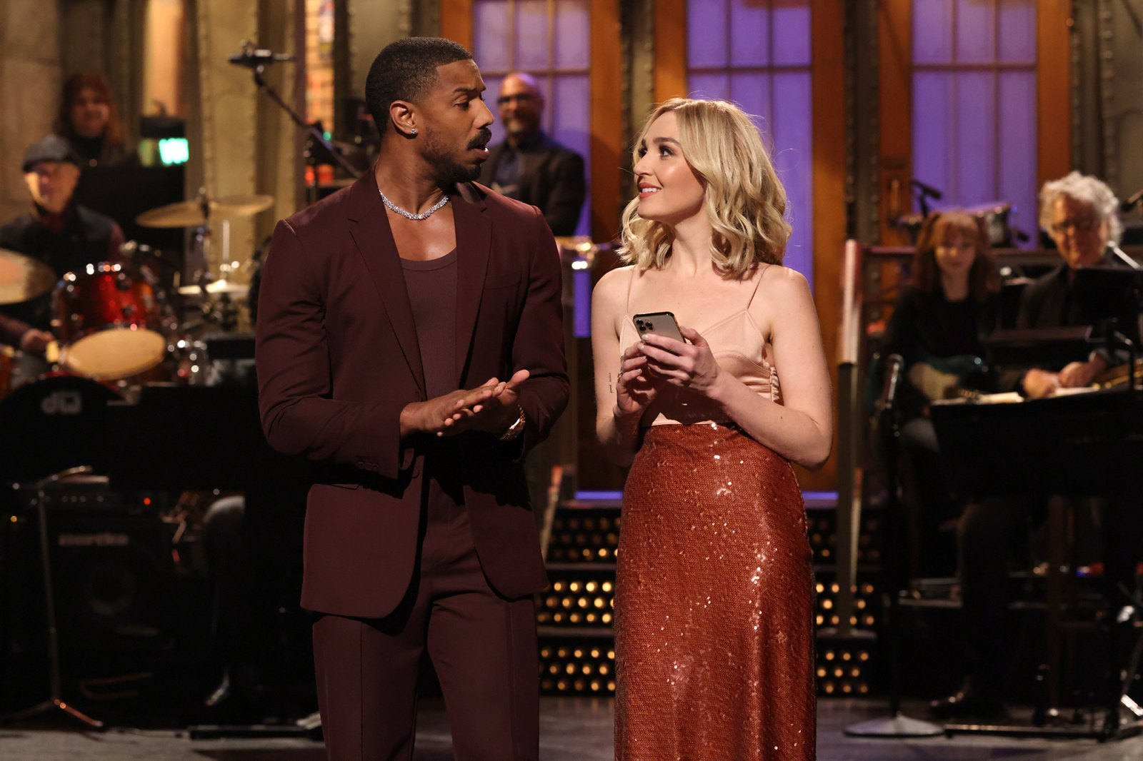 'SNL': Michael B. Jordan Talks Lori Harvey Breakup, Raya App | Us Weekly