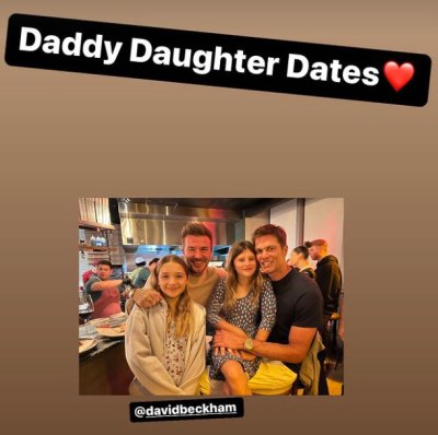 Tom Brady, David Beckham Go on 'Daddy Daughter Date' With Daughters ...