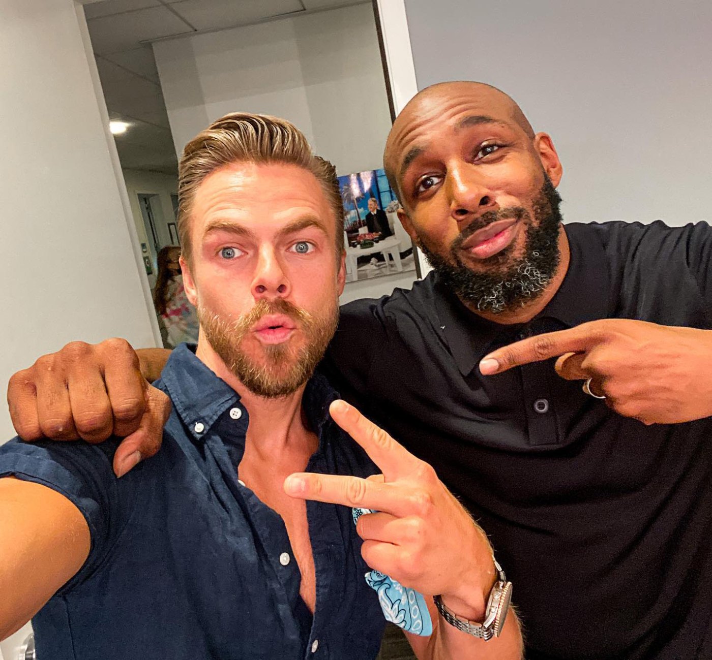 Derek Hough Praises Allison Holker After tWitch’s Memorial | Us Weekly