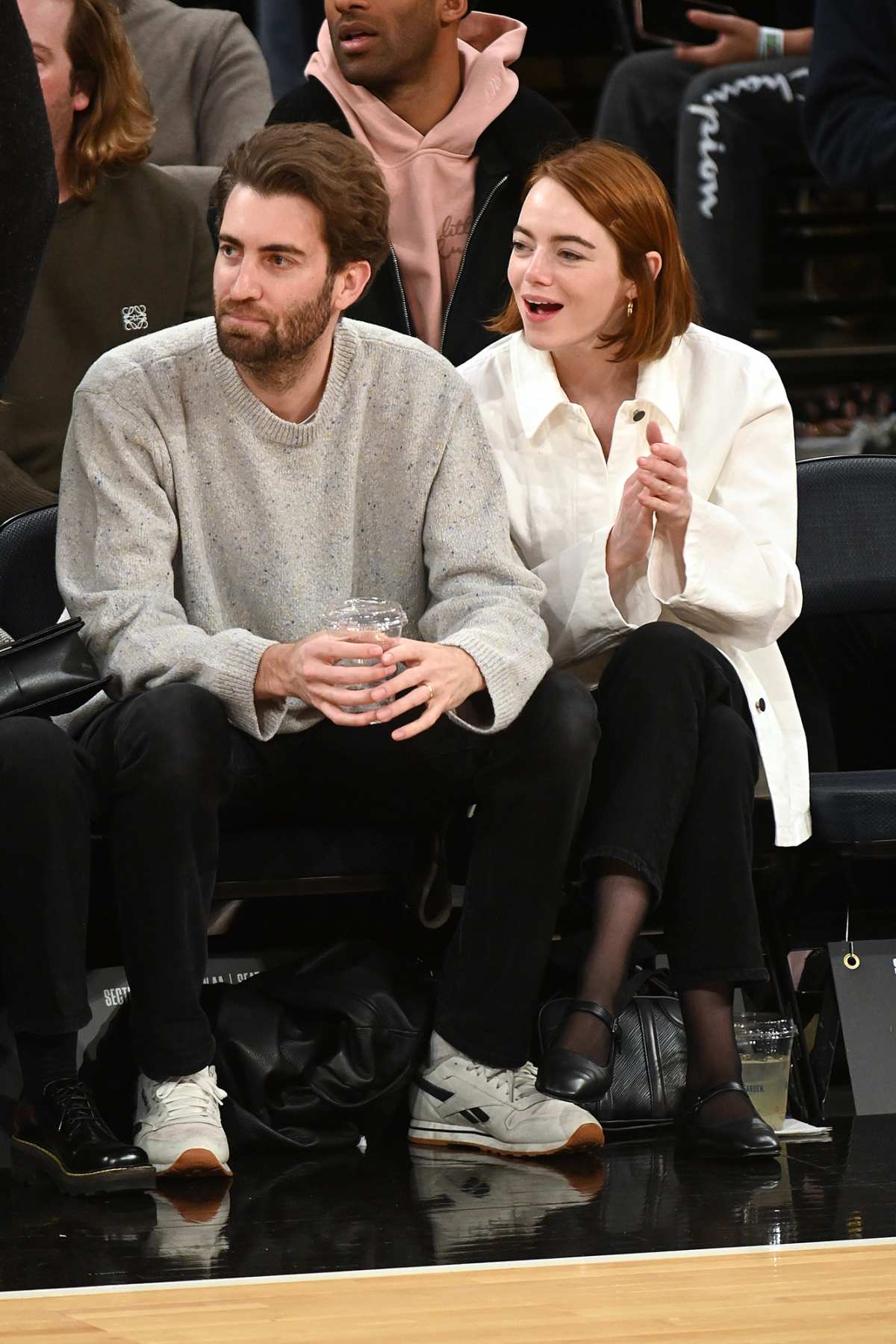 Emma Stone, Dave McCary Have Date Night at Knicks Game: Photos | Us Weekly