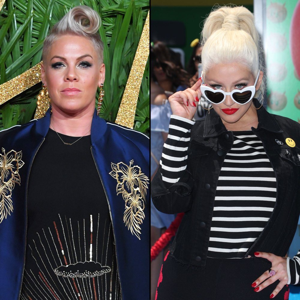 Pink, Christina Aguilera’s Friendship Ups and Downs Over the Years | Us ...