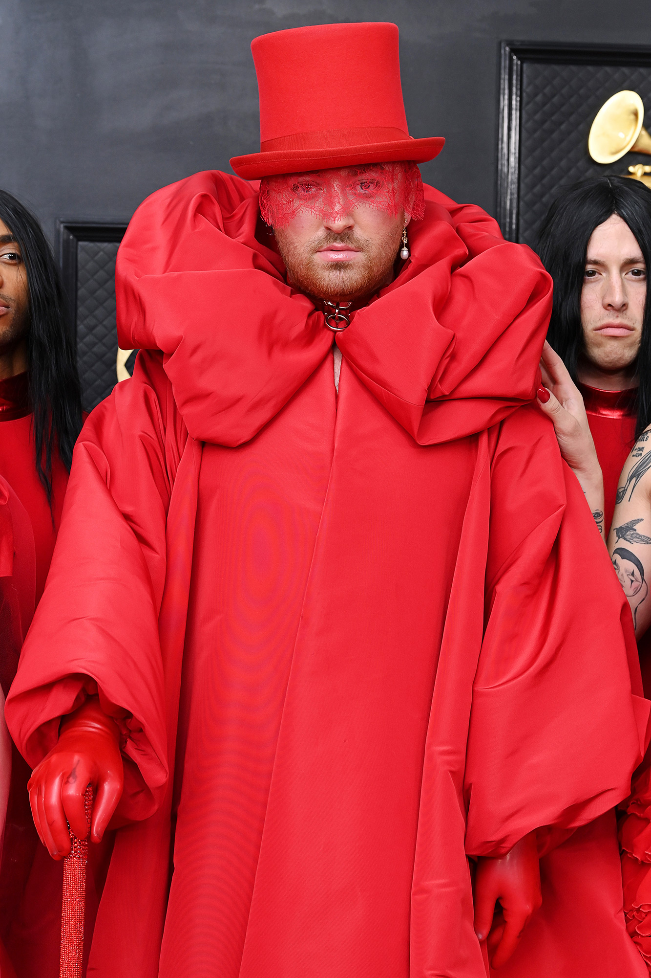 Grammys 2023: Sam Smith Looks Regal in Red Valentino Robe | Us Weekly