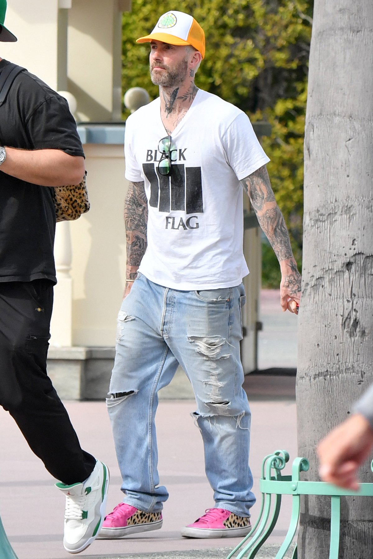 Adam Levine and Behati Prinsloo Pack on PDA at Disney: Photos | Us Weekly