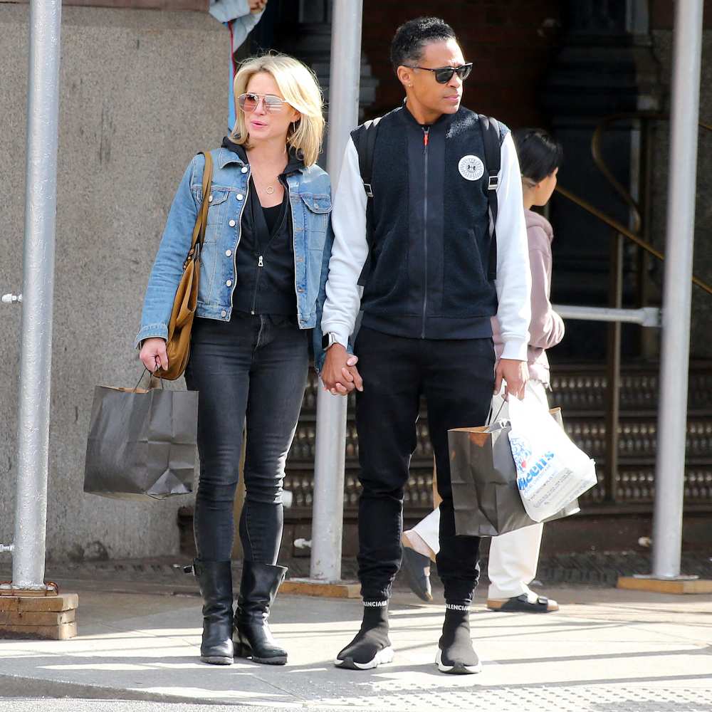 Amy Robach, T.J. Holmes Pack on the PDA in New York City: Photos | Us ...