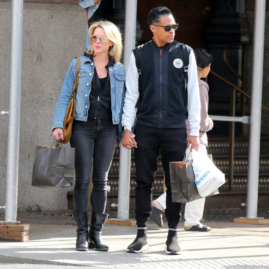 Amy Robach, T.J. Holmes Pack on the PDA in New York City: Photos | Us ...