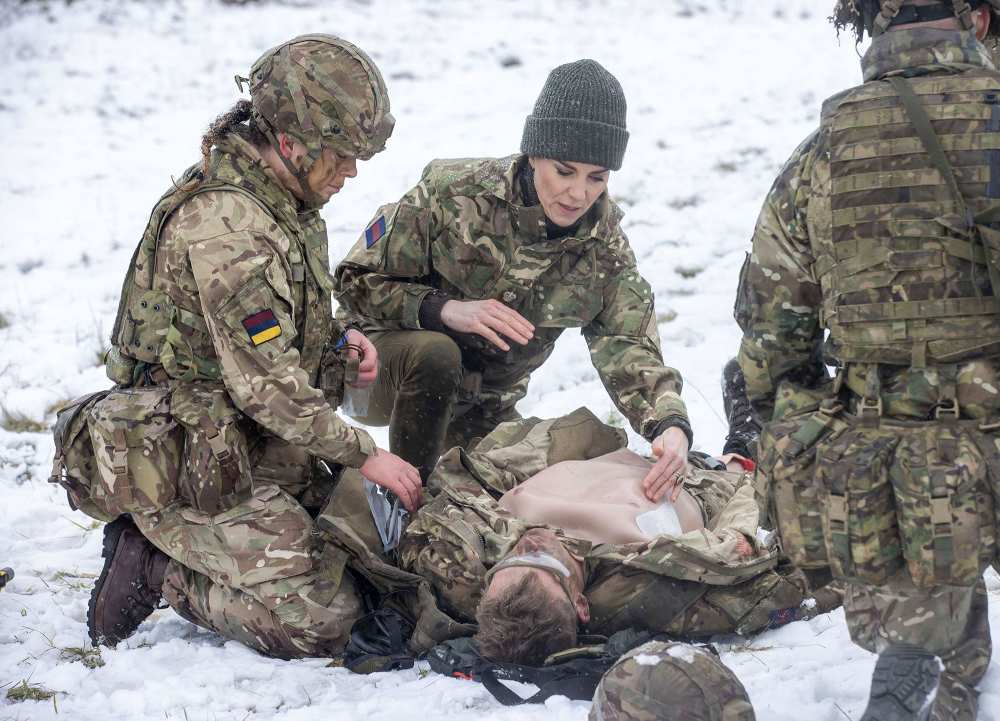 Kate Middleton Participates Battlefield Training With Soldiers | Us Weekly